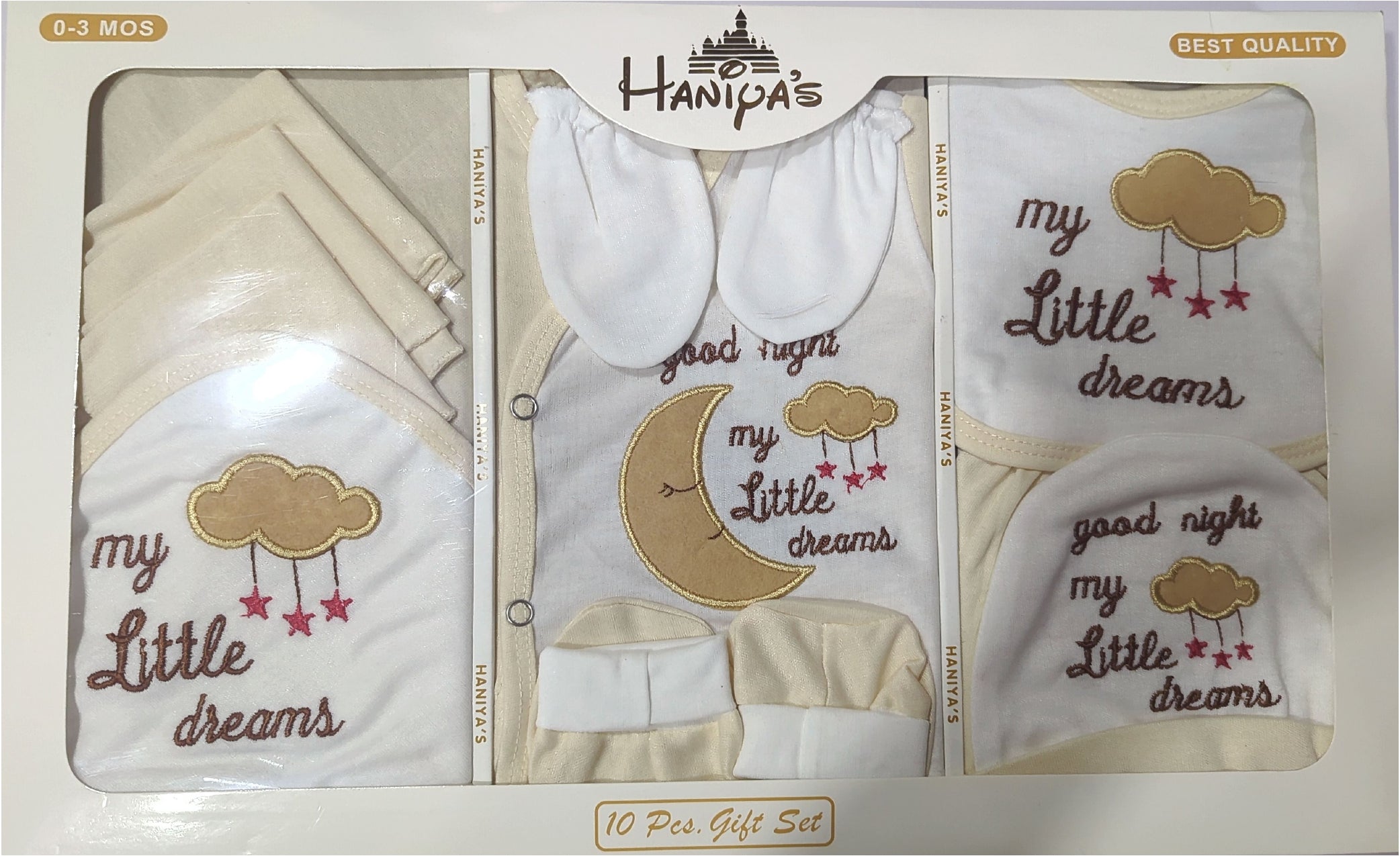 Haniya’s Newborn Gift Set (0–3 Months) – Karachi Branded Collection