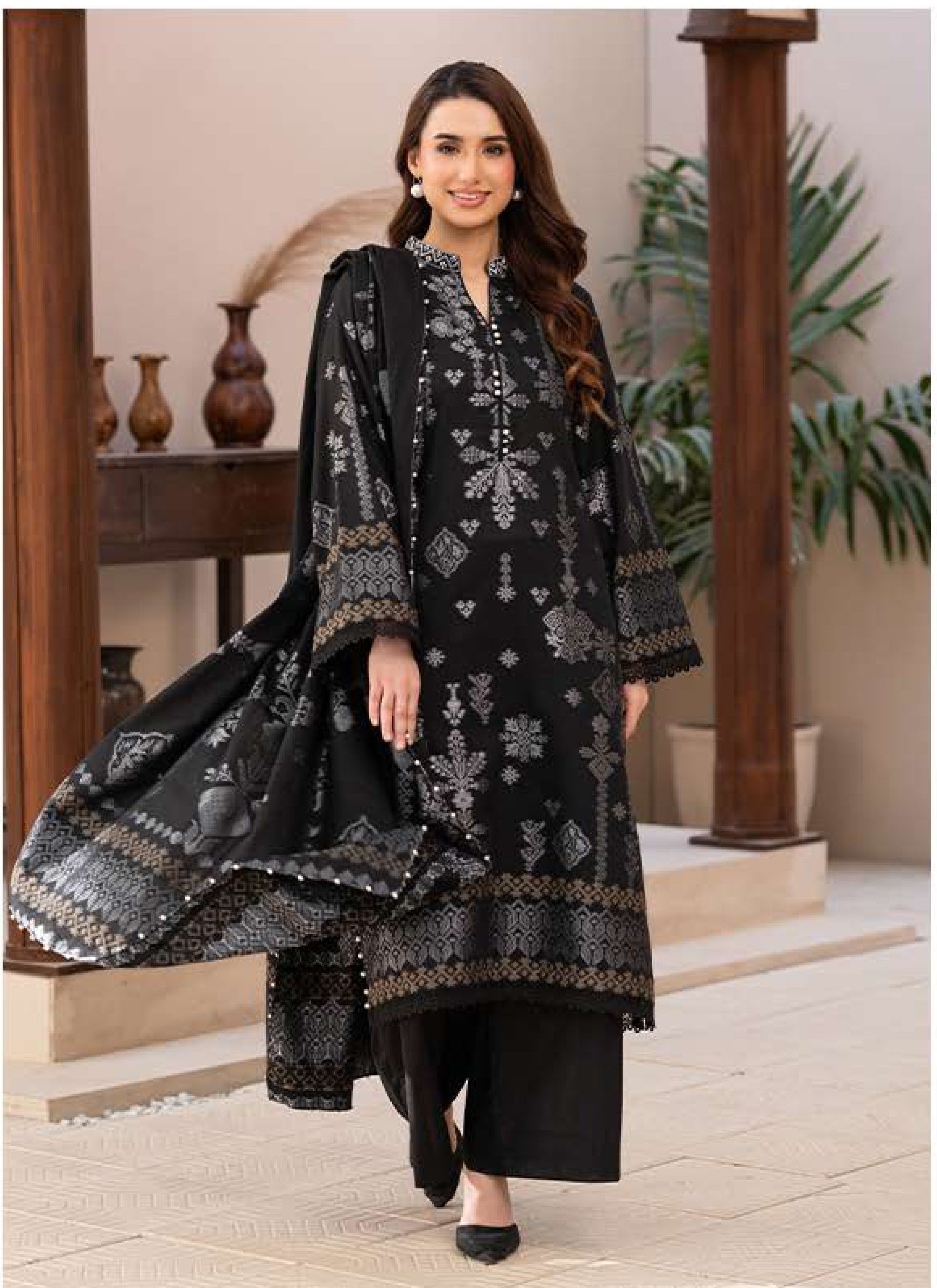 LINNET by KBC FASHION ( Black ) – Karachi Branded Collection